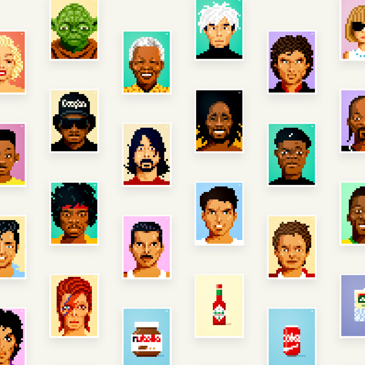 Very Important Pixels™ — Iconic pixel portraits since 2009